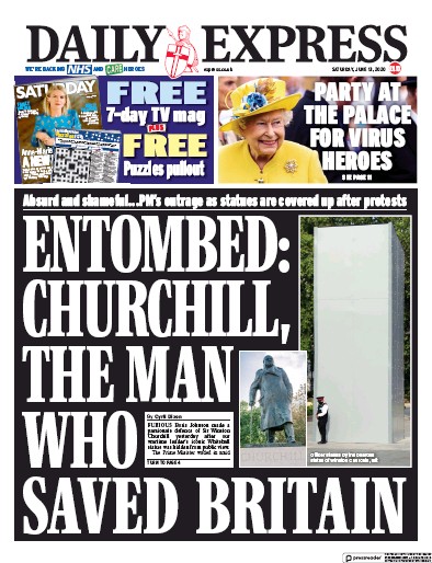 Daily Express (UK) Front Page for 13 June 2020 | Paperboy Online Newspapers