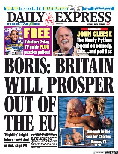 Daily Express (UK) Front Page for 5 September 2020 | Paperboy Online ...