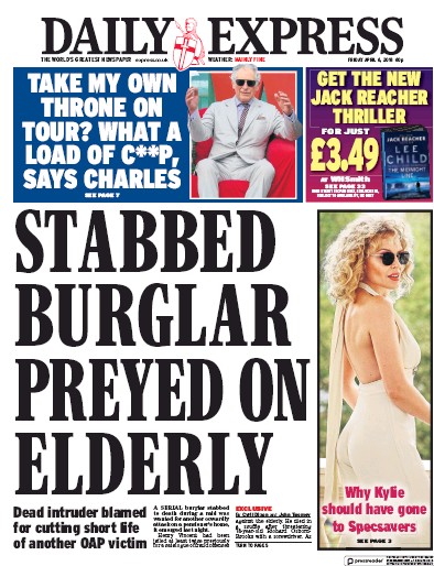 Daily Express (UK) Front Page for 6 April 2018 | Paperboy Online Newspapers