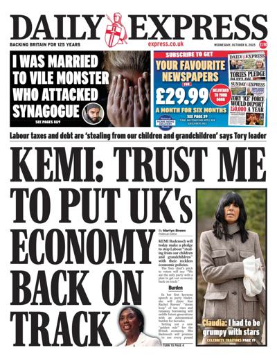Daily Express (UK) Front Page for 8 October 2025 | Paperboy Online ...