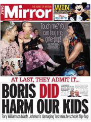 Daily Mirror (UK) Front Page for 16 October 2025 | Paperboy Online ...