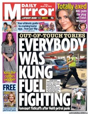 Daily Mirror (UK) Front Page for 30 March 2012 | Paperboy Online Newspapers