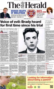 The Herald (UK) Front Page for 18 June 2013 | Paperboy Online Newspapers