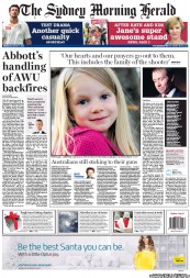 Australian Newspaper Front Pages for Monday, 17 December 2012 ...