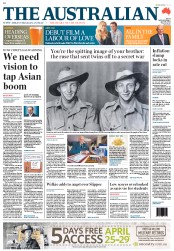 Australian Newspaper Front Pages for Wednesday, 25 April 2012 ...