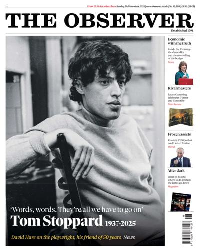 The Observer (UK) Front Page for 30 November 2025 | Paperboy Online ...